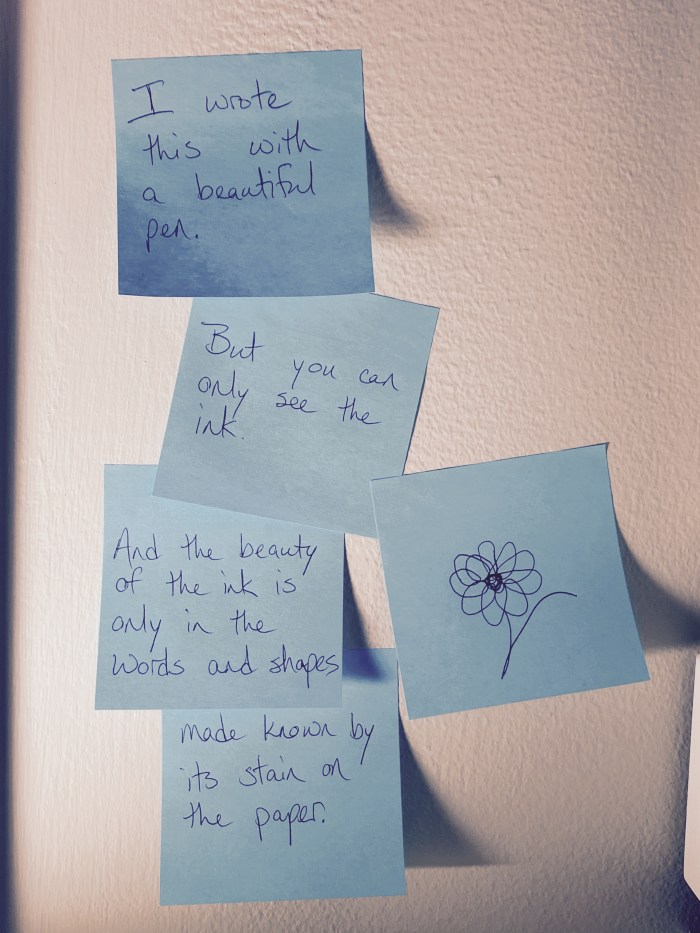 A Post-It Poem – Sunday Psalms – Mabbat